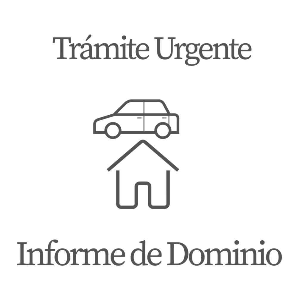 INFORME DE DOMINIO Urgente (5 días) - Escribanía Cortés